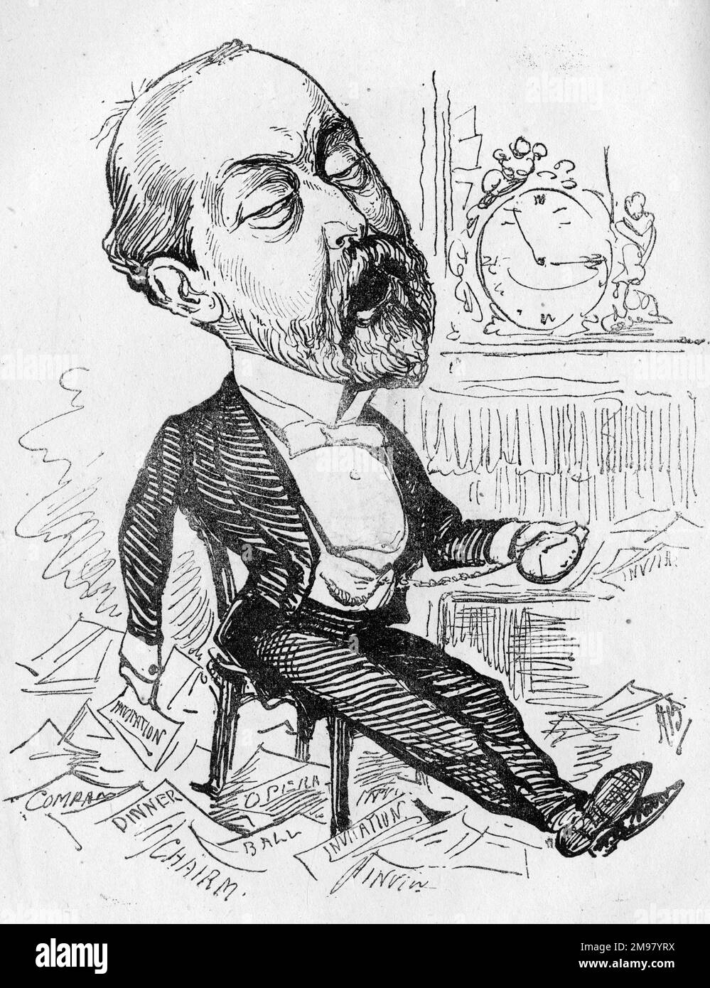 Edward prince of wales cartoon hi-res stock photography and images - Alamy