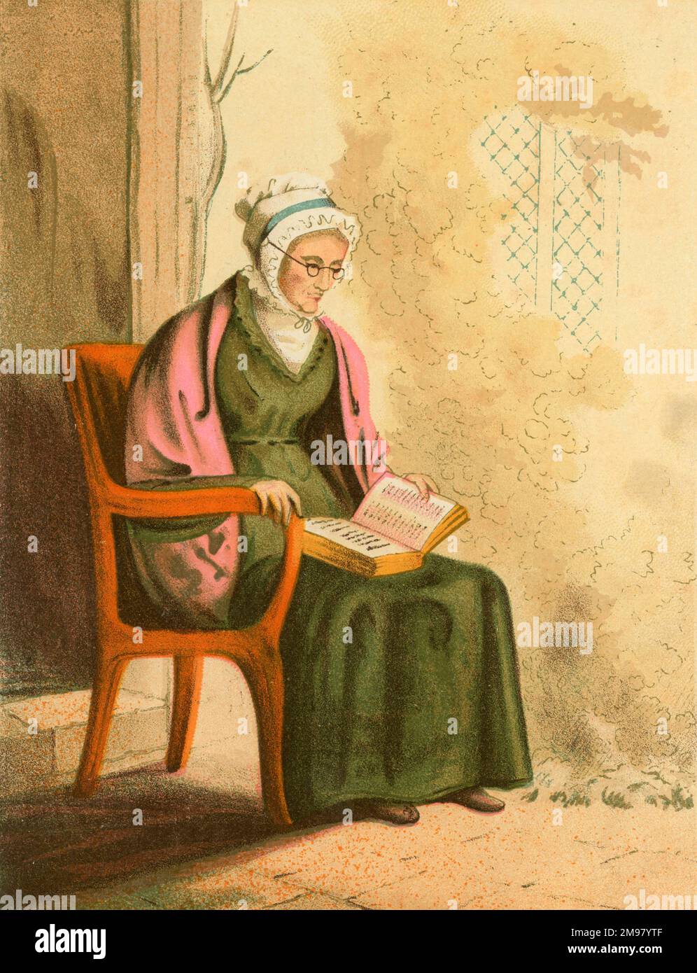 Watercolour by Princess Victoria (later Queen Victoria) at the age of ...