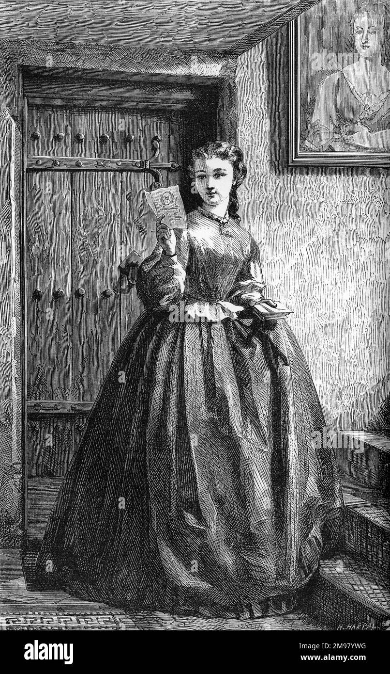 Victorian letter Black and White Stock Photos & Images - Alamy