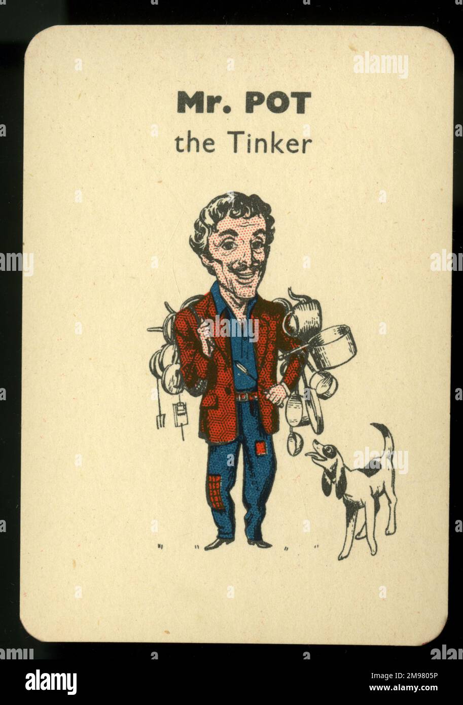 Gibbs Happy Families - Mr Pot the Tinker Stock Photo - Alamy