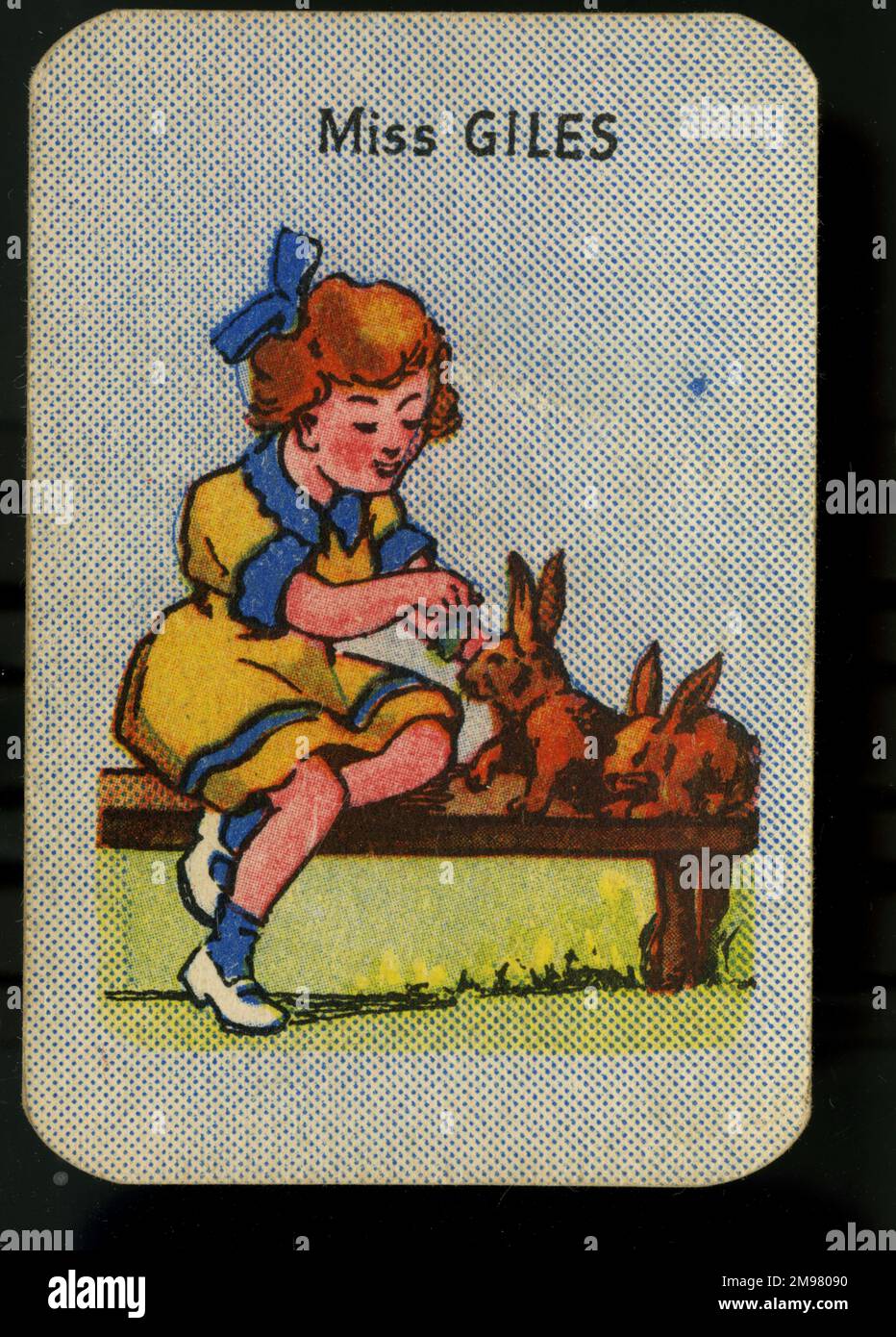 Happy Families - Miss Giles Stock Photo - Alamy