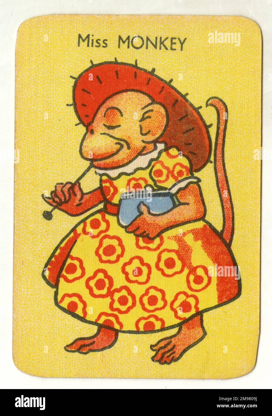 Happy Families Animals - Miss Monkey Stock Photo - Alamy