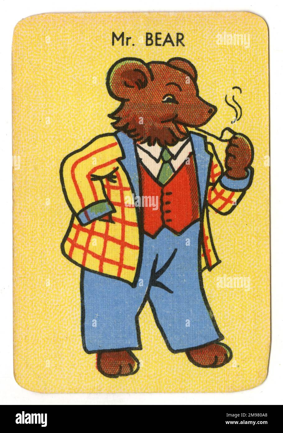 Happy Families Animals - Mr Bear Stock Photo - Alamy