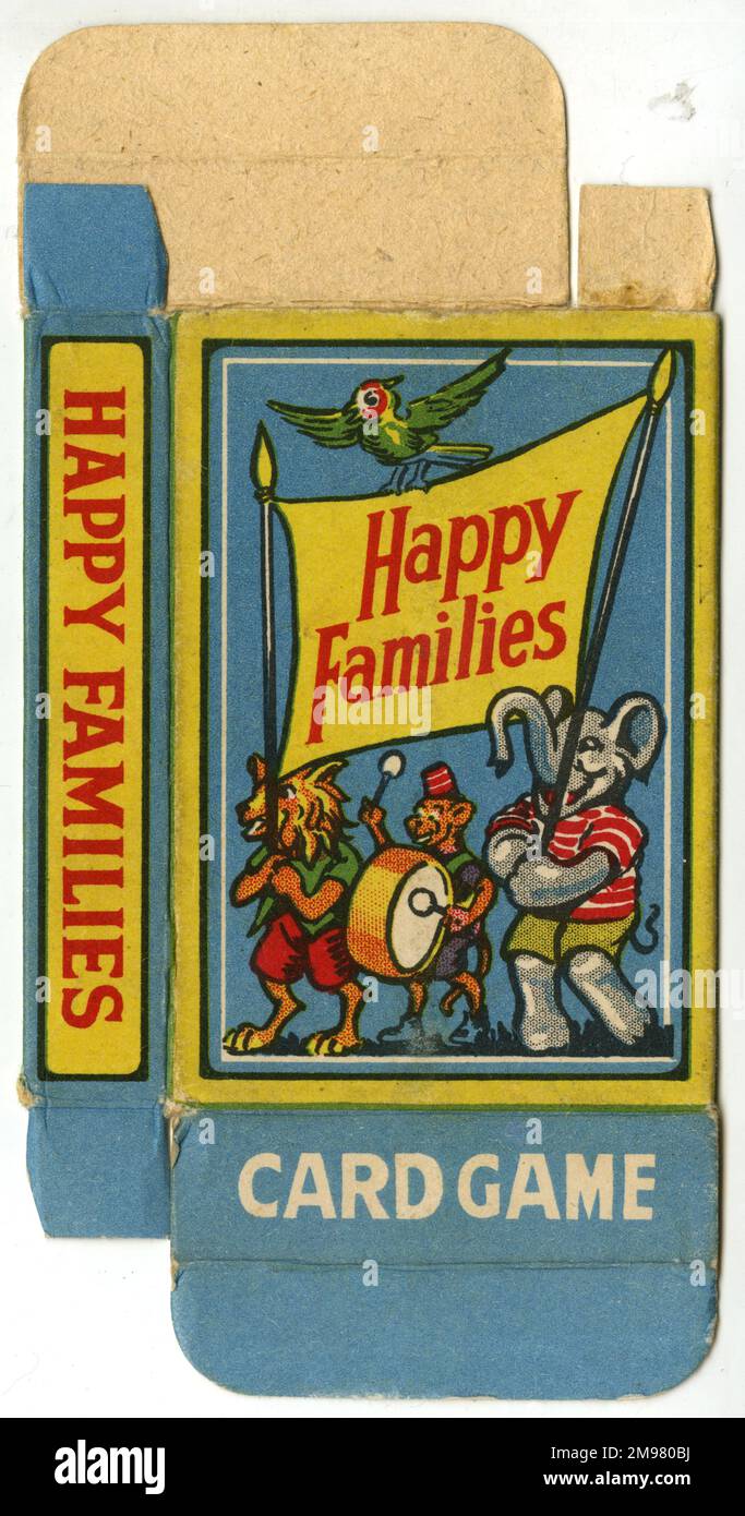 Happy Families Animals - pack front Stock Photo - Alamy