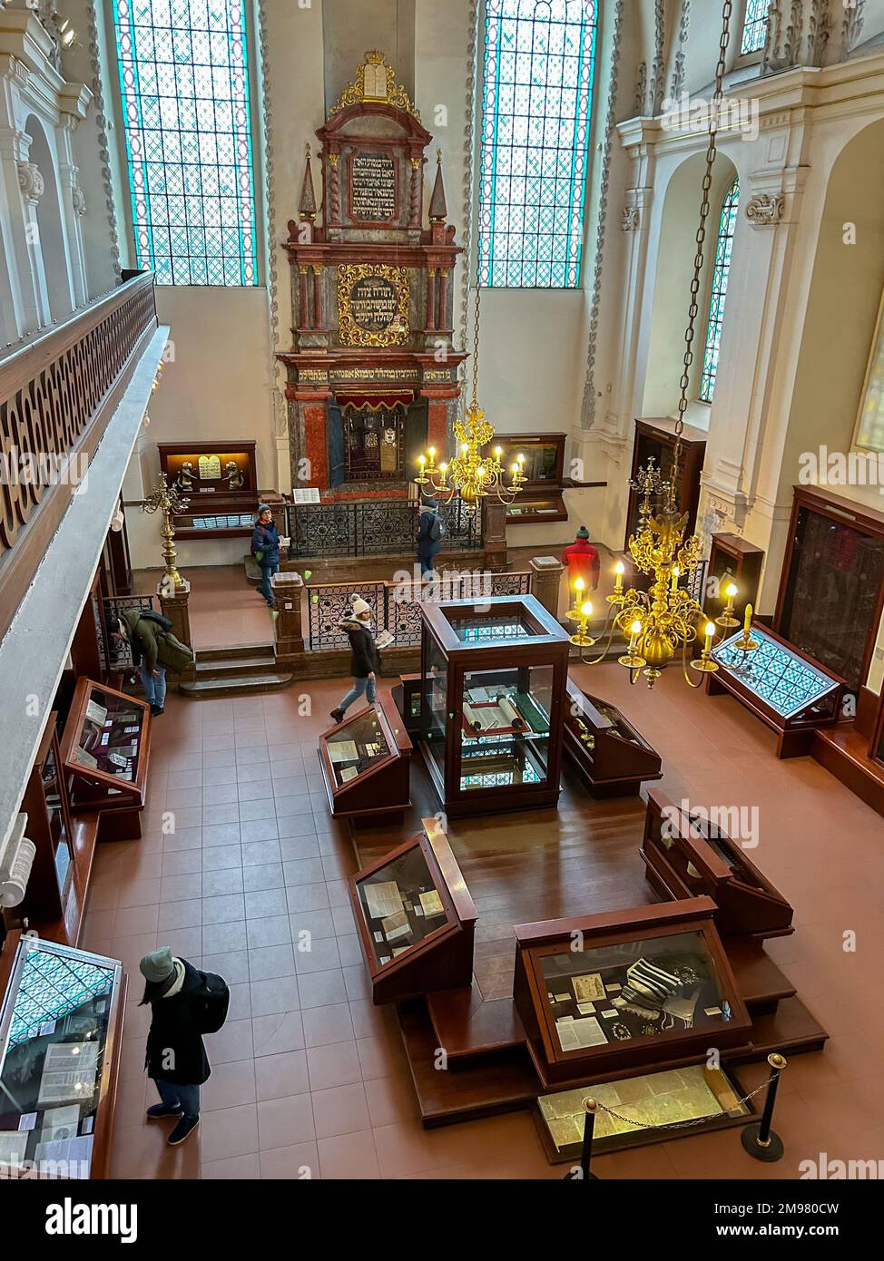Prague, Czech Republic, TOurists Visiting iside Historic Religious ...