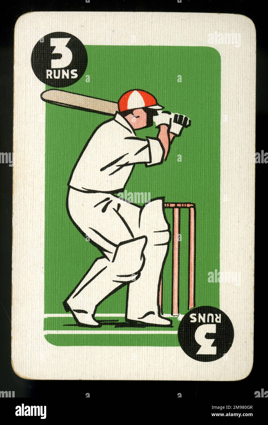 Run-It-Out card game - 3 Runs Stock Photo - Alamy