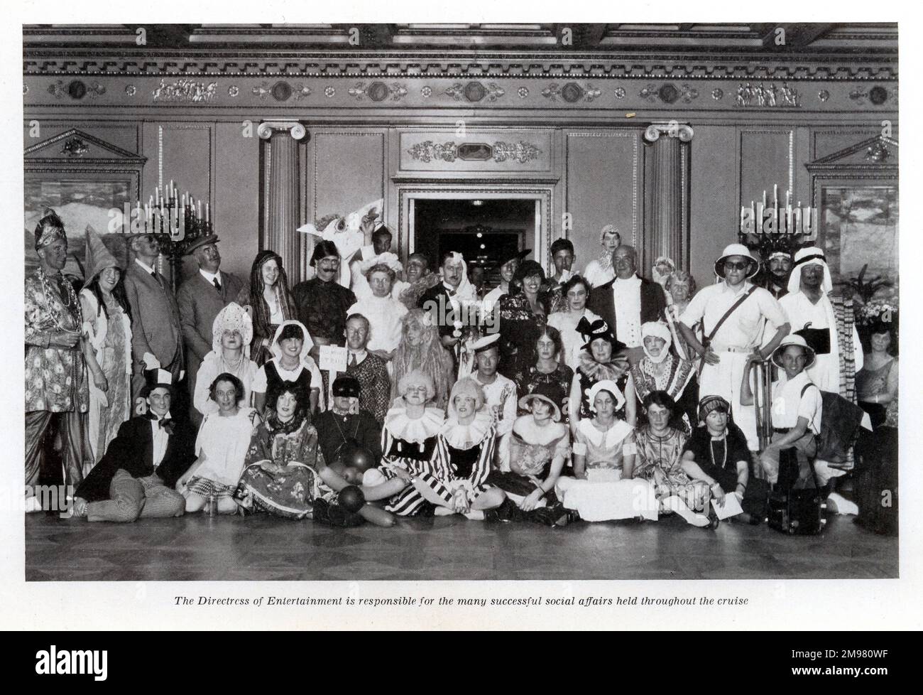 Entertainment on the Canadian Pacific cruise liner, Empress of ...