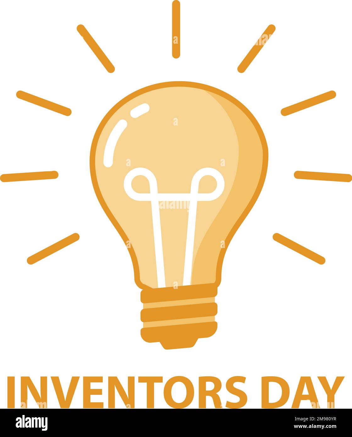 Vector illustration of inventors day, flat vector modern illustration ...