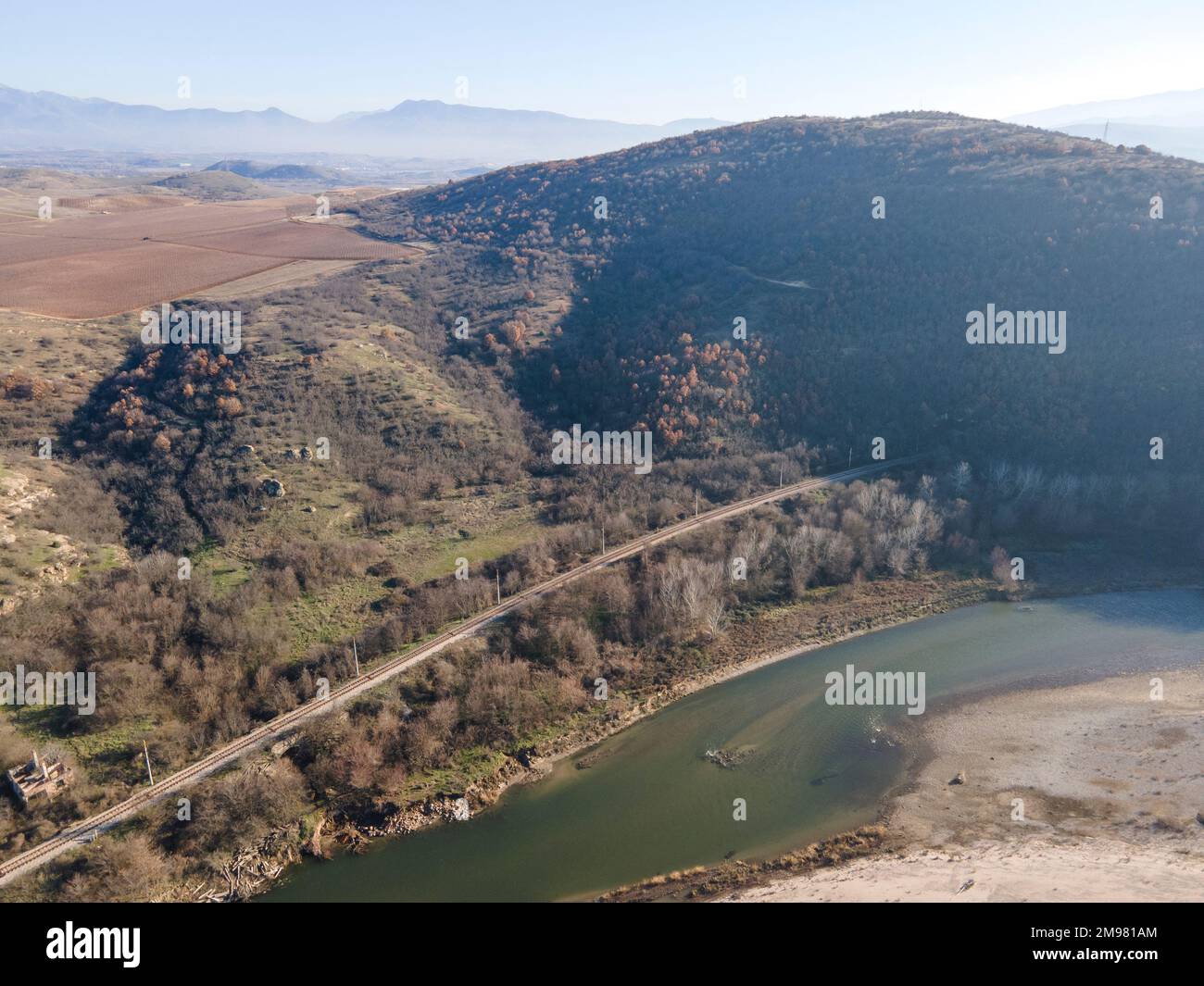 Amazing aerial view petrich valley hi-res stock photography and images ...