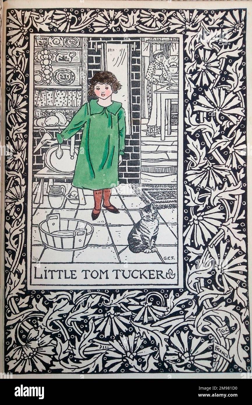 Illustration, Little Tom Tucker Stock Photo - Alamy