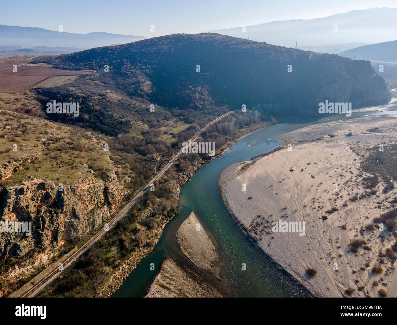 Amazing aerial view petrich valley hi-res stock photography and images ...