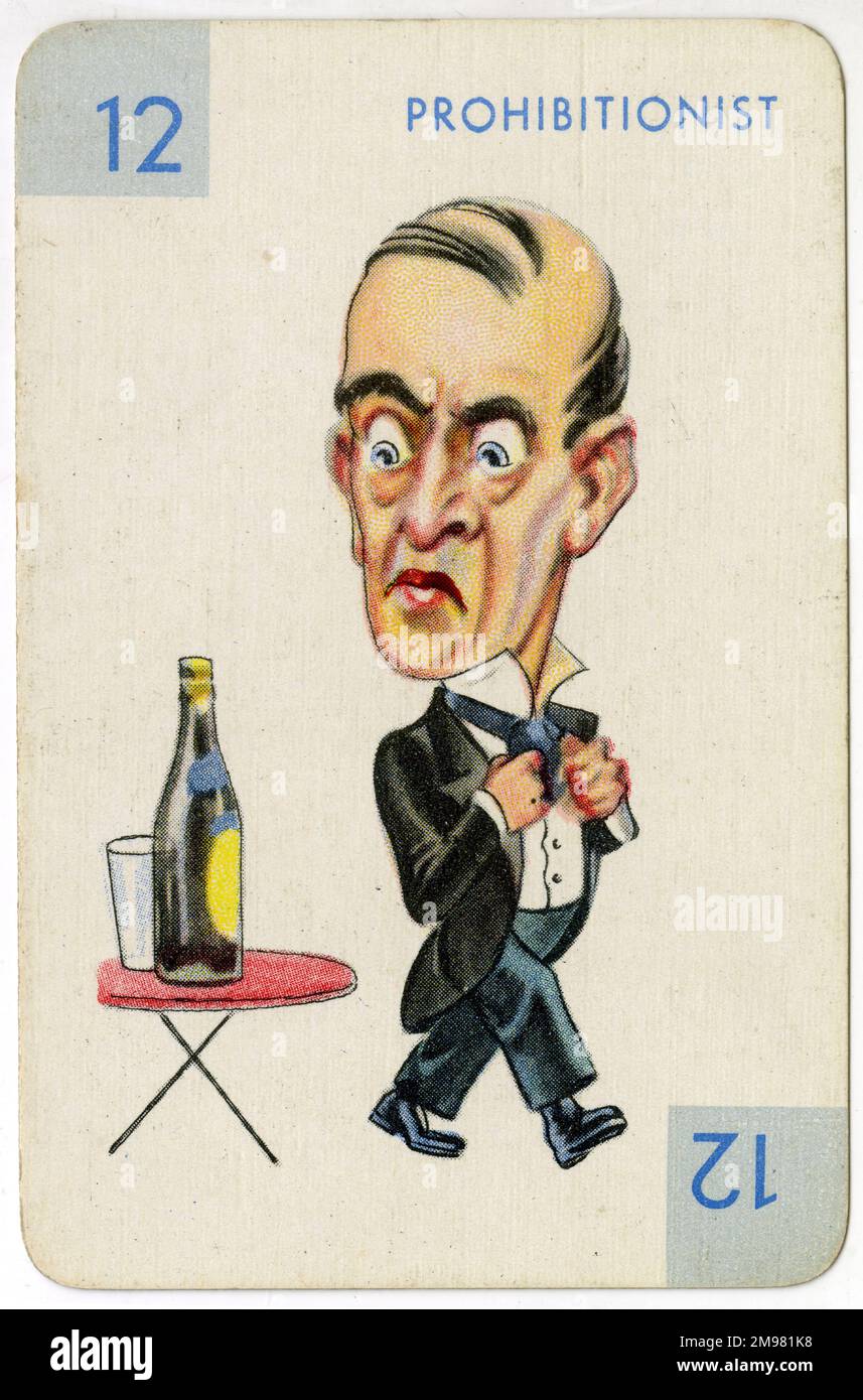 Strip tease card game - Prudie suit - Prohibitionist. A game which ...