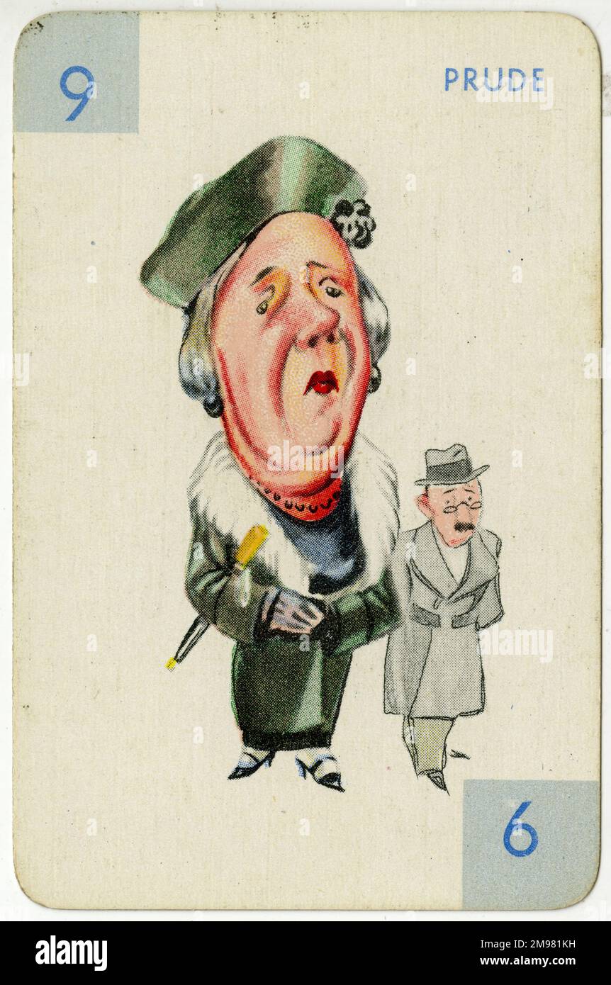 Strip tease card game - Prudie suit - Prude. A game which features ...