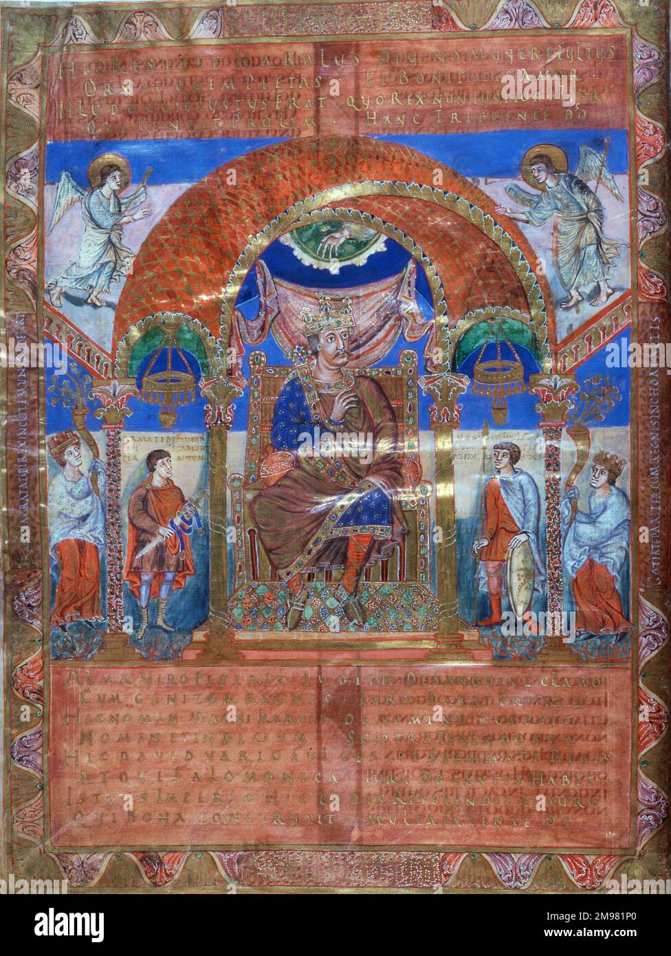 The Gospels of Henry the Lion, Order of Saint Benedict. Emperor Charles ...