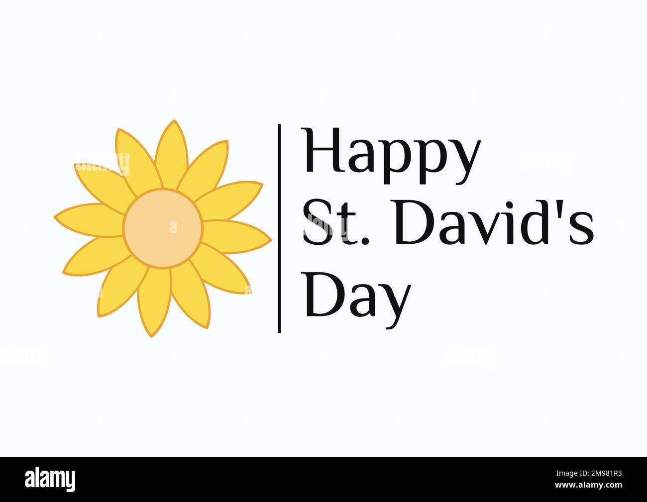 Saint David s day, One continuous line drawing of narcissus with ...