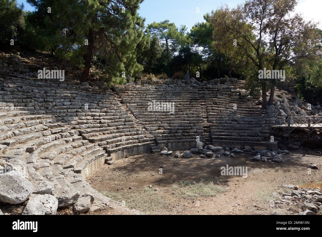 Turkey, Lykia, Phaselis: Theatre (circa 2nd century AD Stock Photo - Alamy