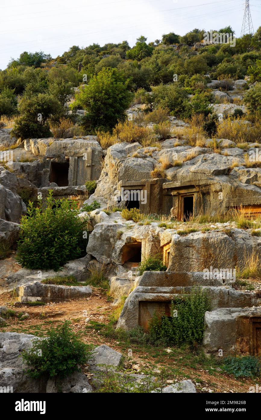 Rock tombs 4th century bc hi-res stock photography and images - Alamy