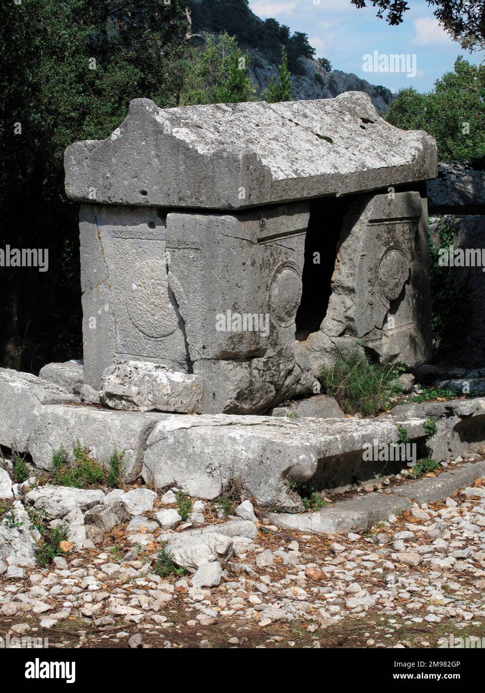 Turkey, North West of Antalya, Termessos: North East Necropolis ...