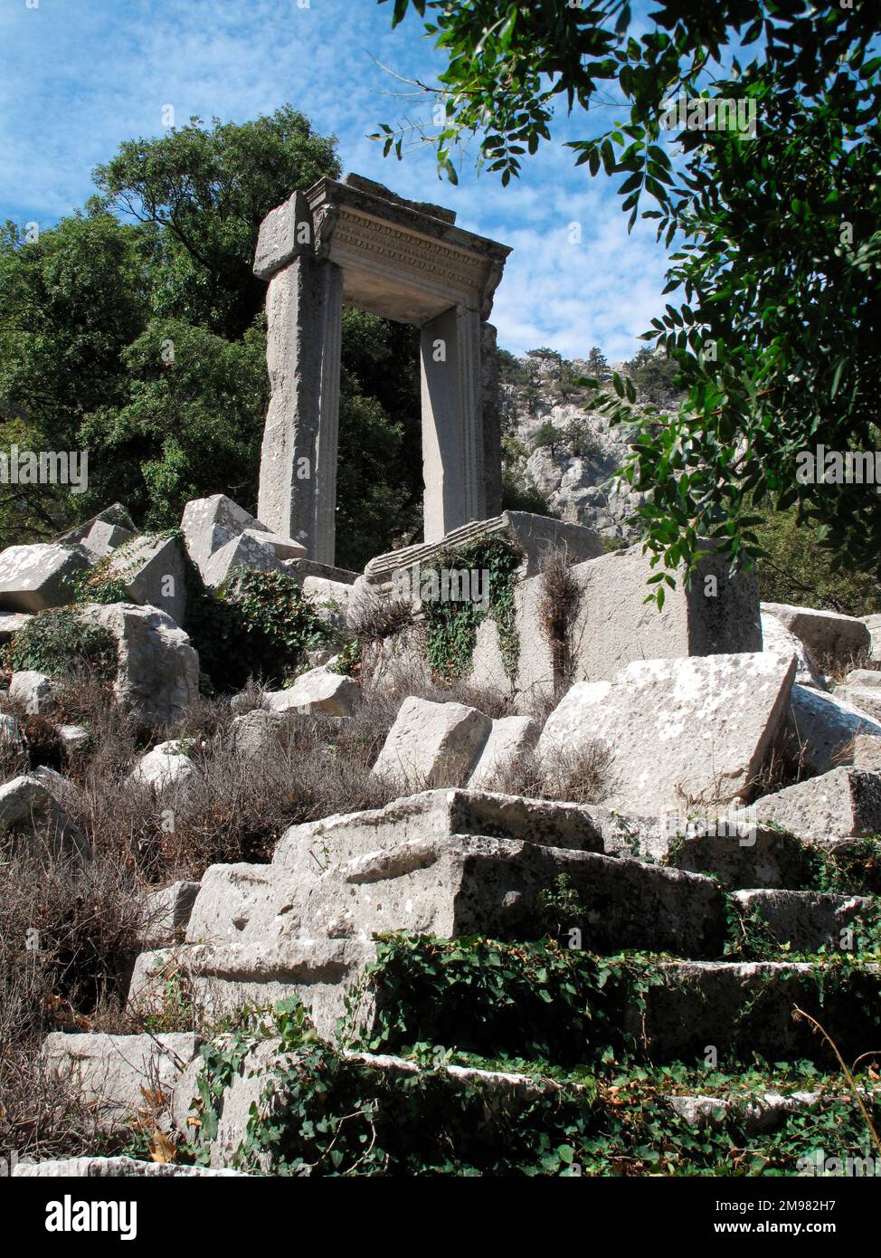 Turkey, North West of Antalya, Termessos: Propylon of Hadrian (117 AD ...