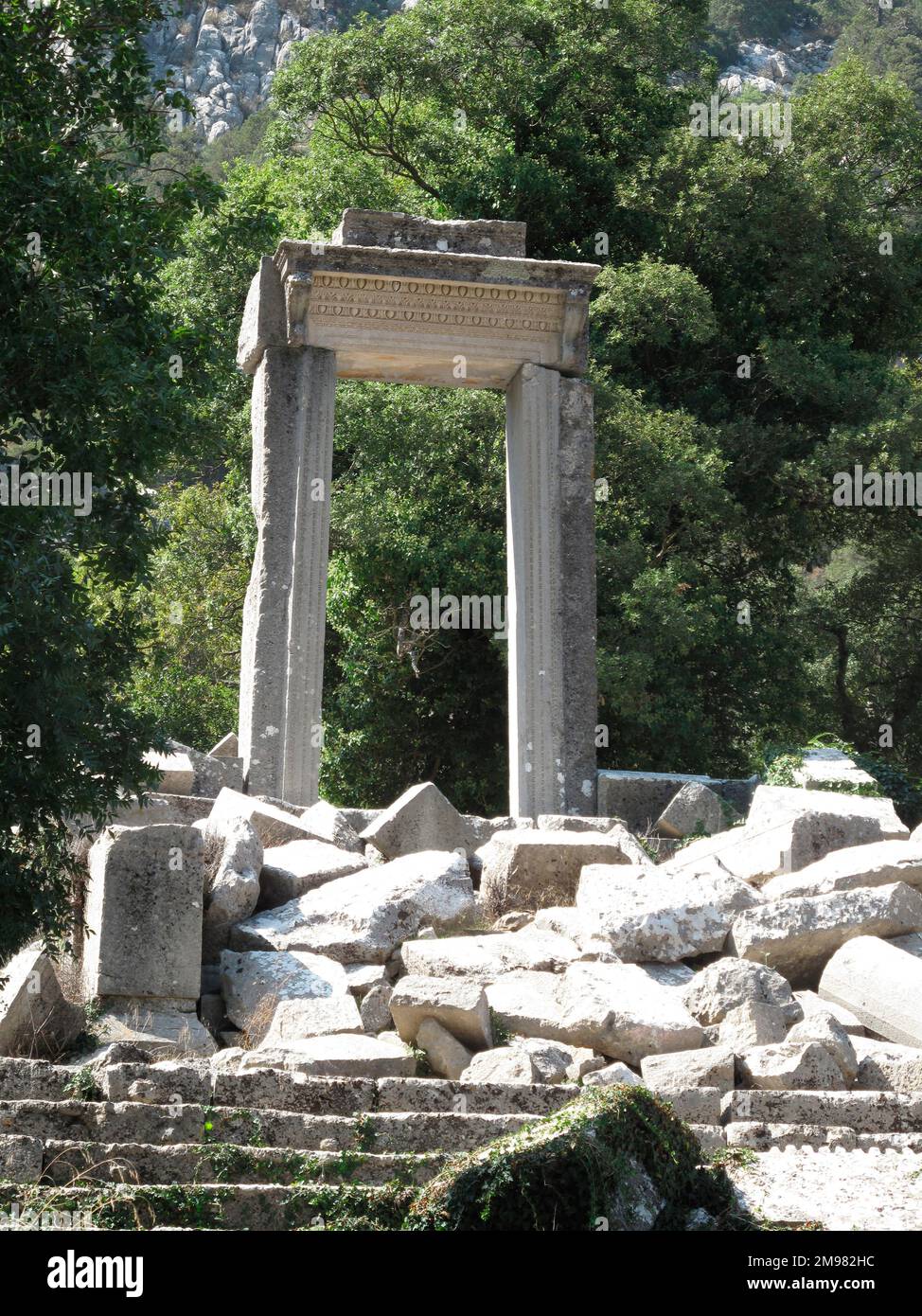 Turkey, North West of Antalya, Termessos: Propylon of Hadrian (117 AD ...
