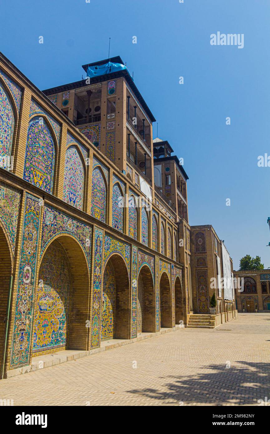 Shams Ol-Emareh building in Golestan Palace in Tehran, capital of Iran ...