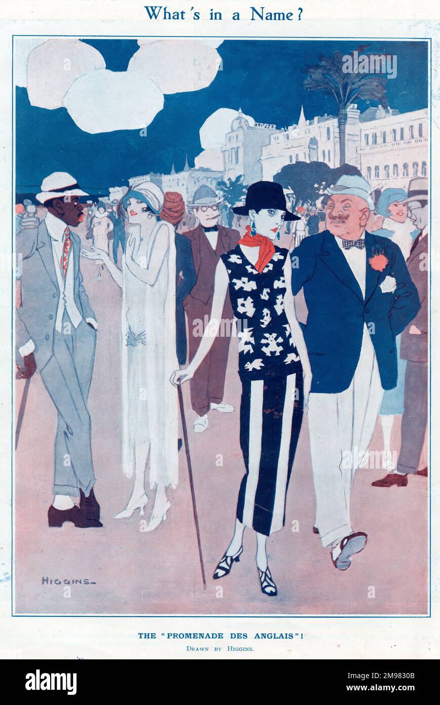 The Promenade des Anglais, Nice, What's In a Name? by Reginald Higgins ...