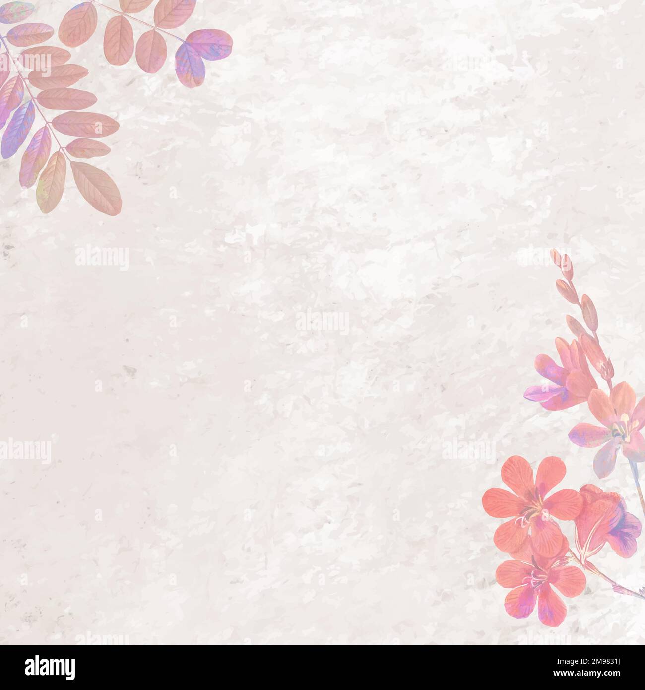 Pink floral theme Stock Vector Images - Alamy