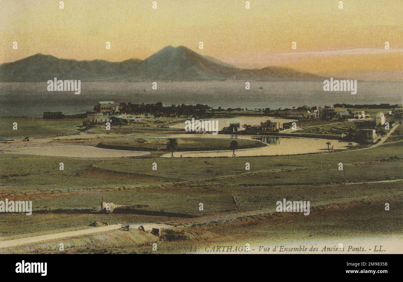 Carthage, Tunisia - The Ancient Circular Ports Stock Photo - Alamy