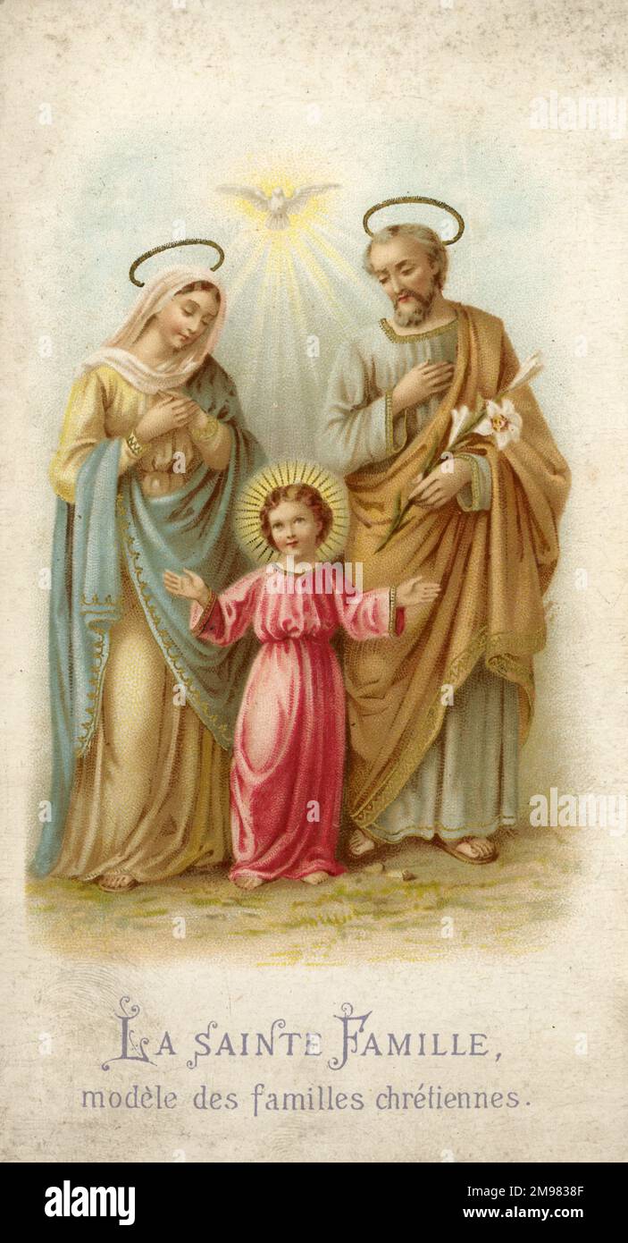 Holy family jesus mary joseph hi-res stock photography and images - Alamy