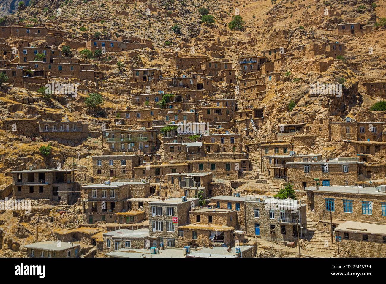 Palangan village in Kurdistan region, Iran Stock Photo - Alamy