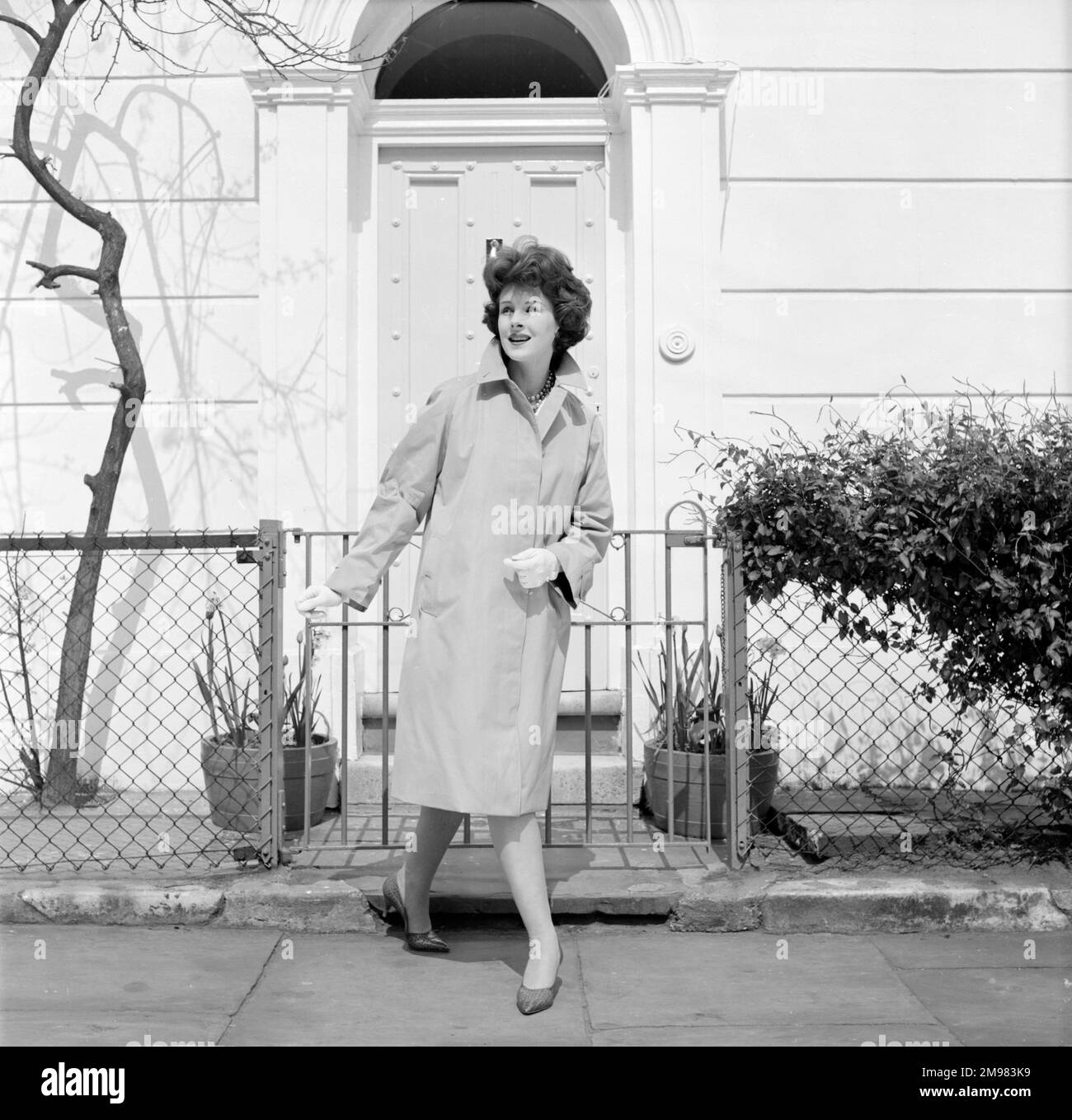 Burberry Black and White Stock Photos & Images - Alamy