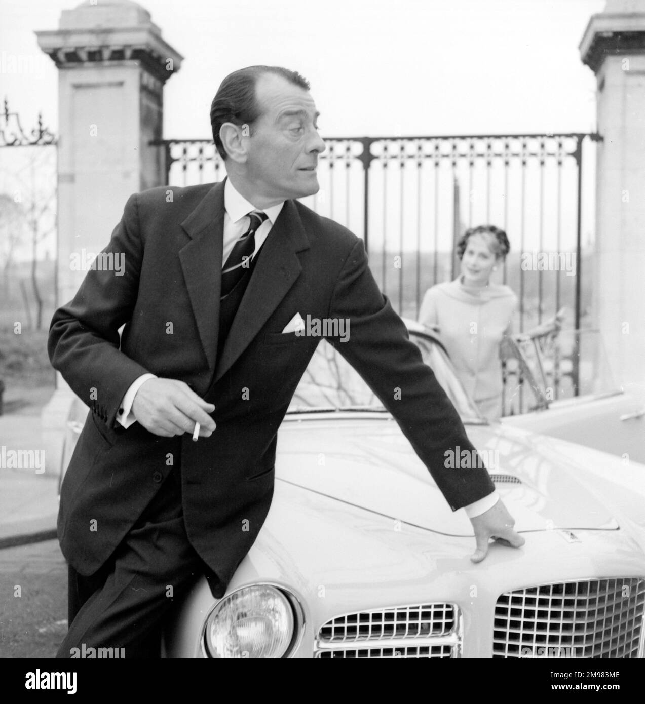 Advertisement for Life cigarettes -- male and female models (Helen ...