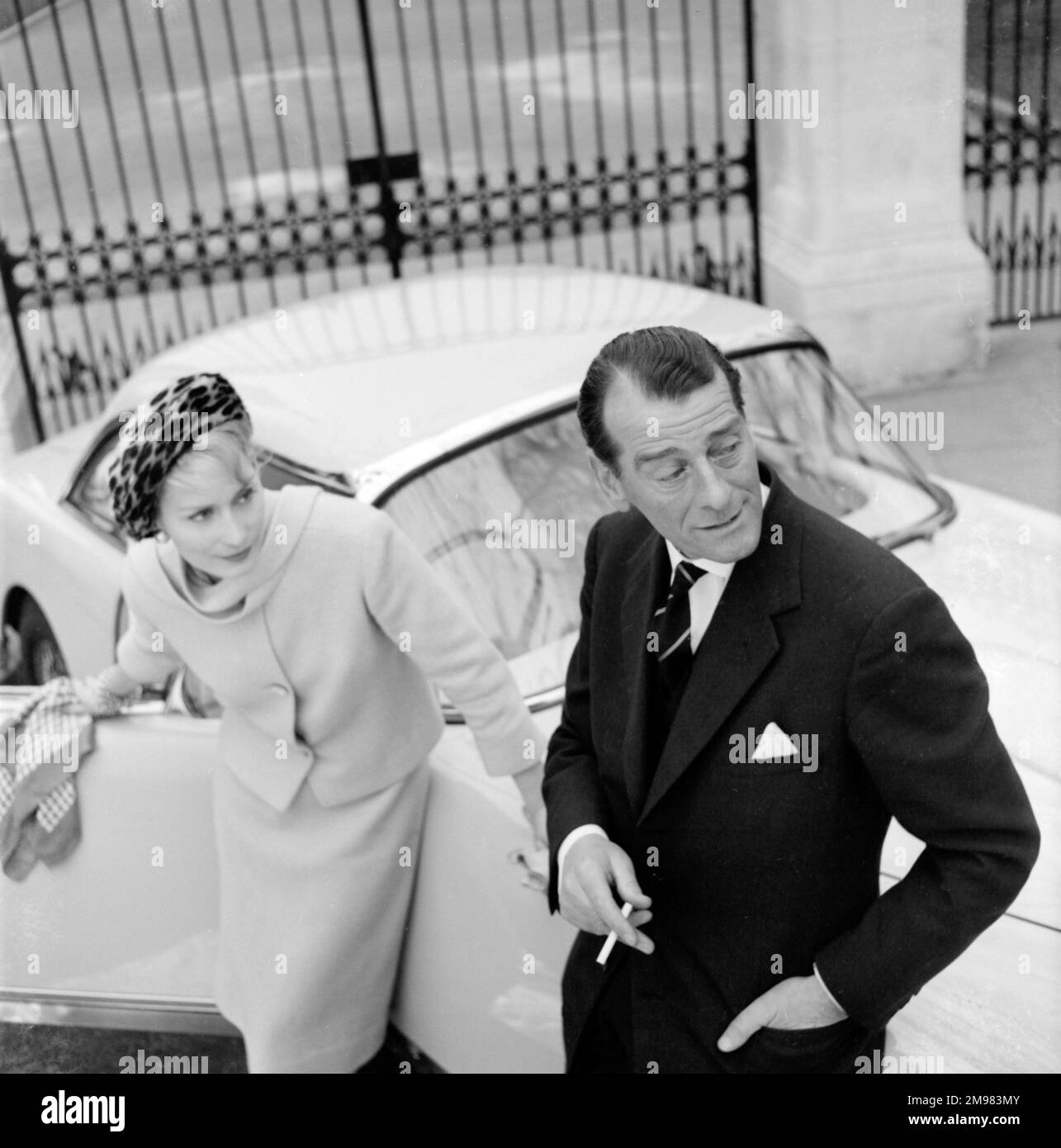 Advertisement for Life cigarettes -- male and female models (Helen ...