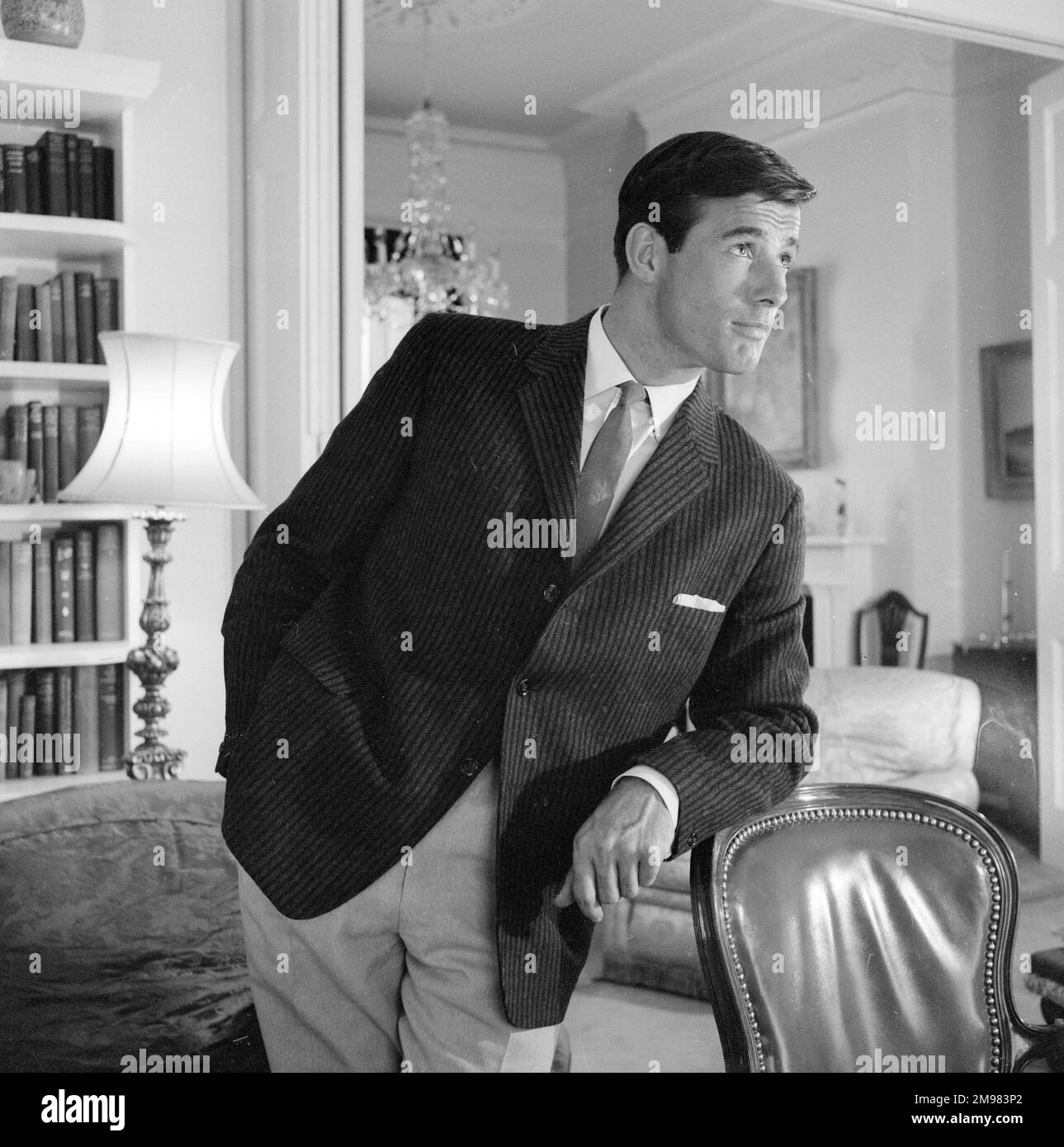 Advertisement for Life cigarettes -- male model (Peter Anthony) posing ...