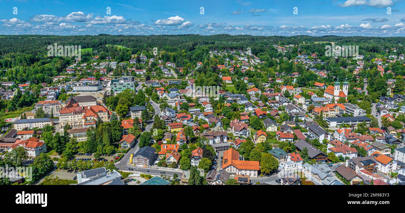 Aerial view to Tutzing on Lake Starnberg, beautiful community in Upper Bavaria Stock Photo - Alamy