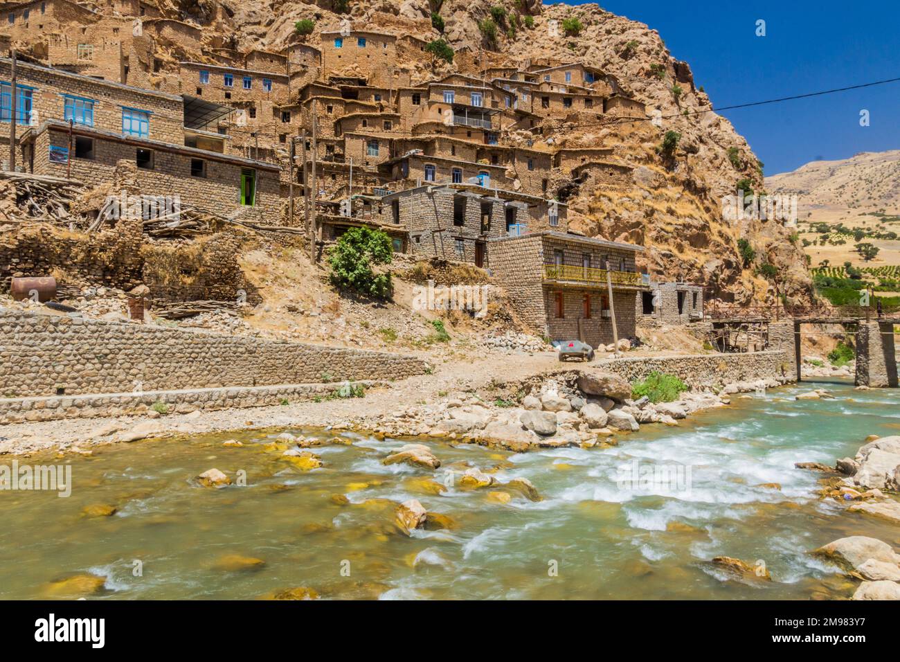 Palangan village in Kurdistan region, Iran Stock Photo - Alamy