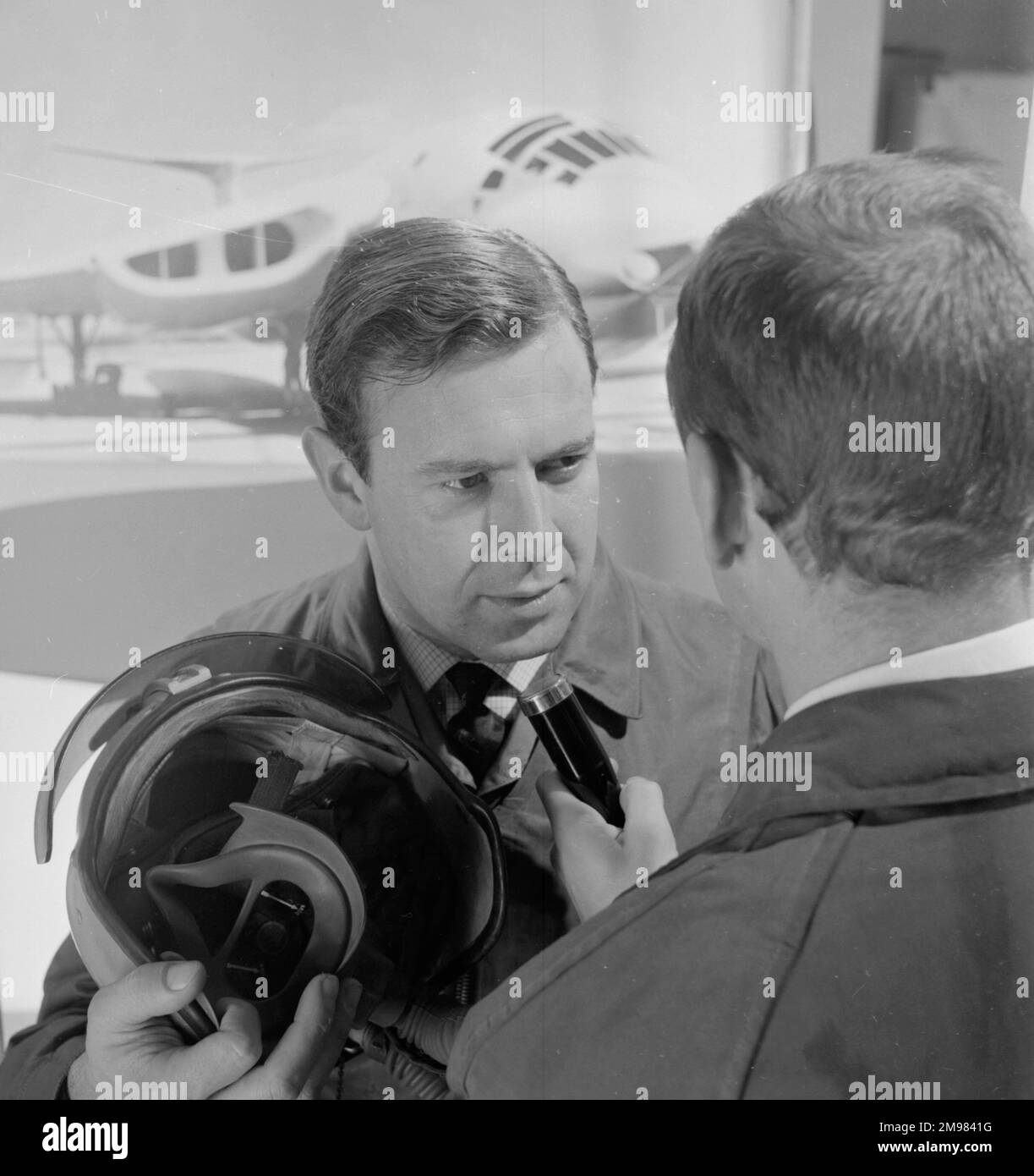 Advertisement for Silvikrin hair products -- two male models posing ...