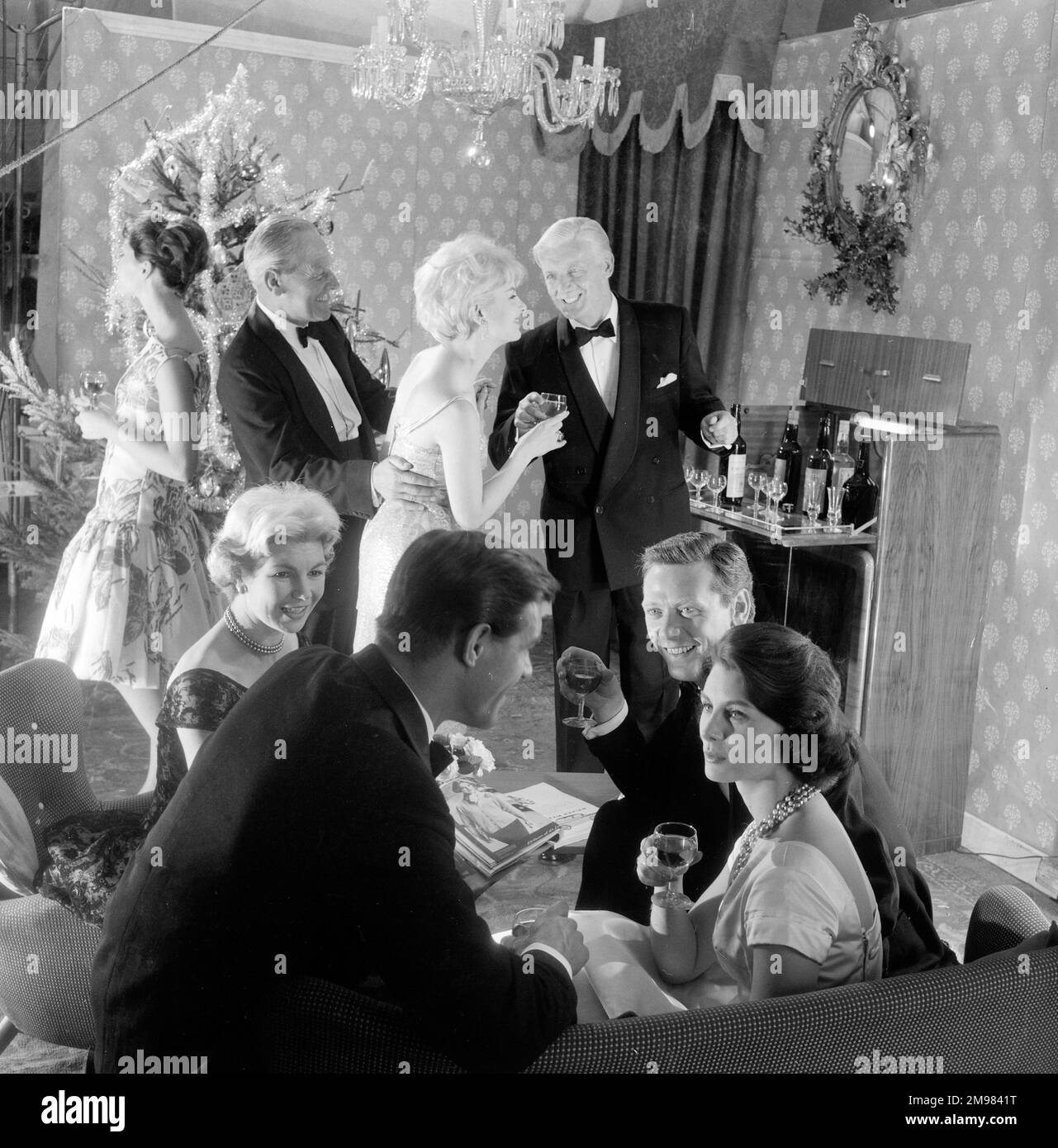 Advertisement for Emu sherry -- male and female models posing in ...