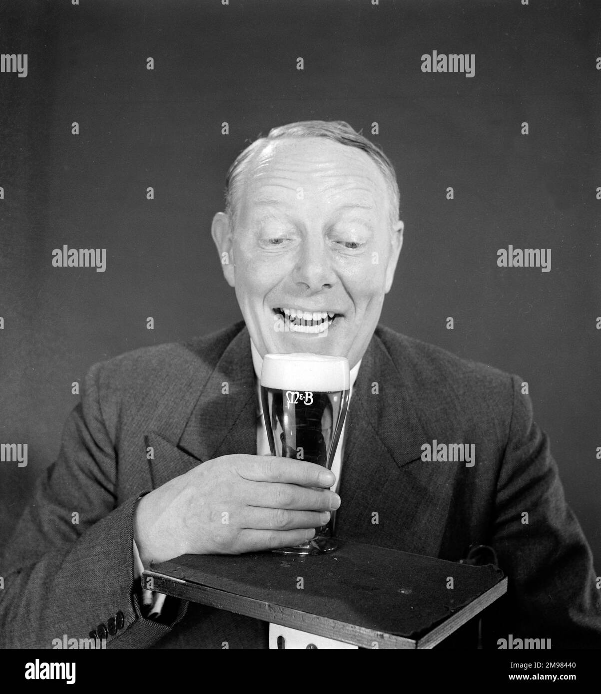 Advertisement for M&B Export Beer -- male model (Derek Prentice ...