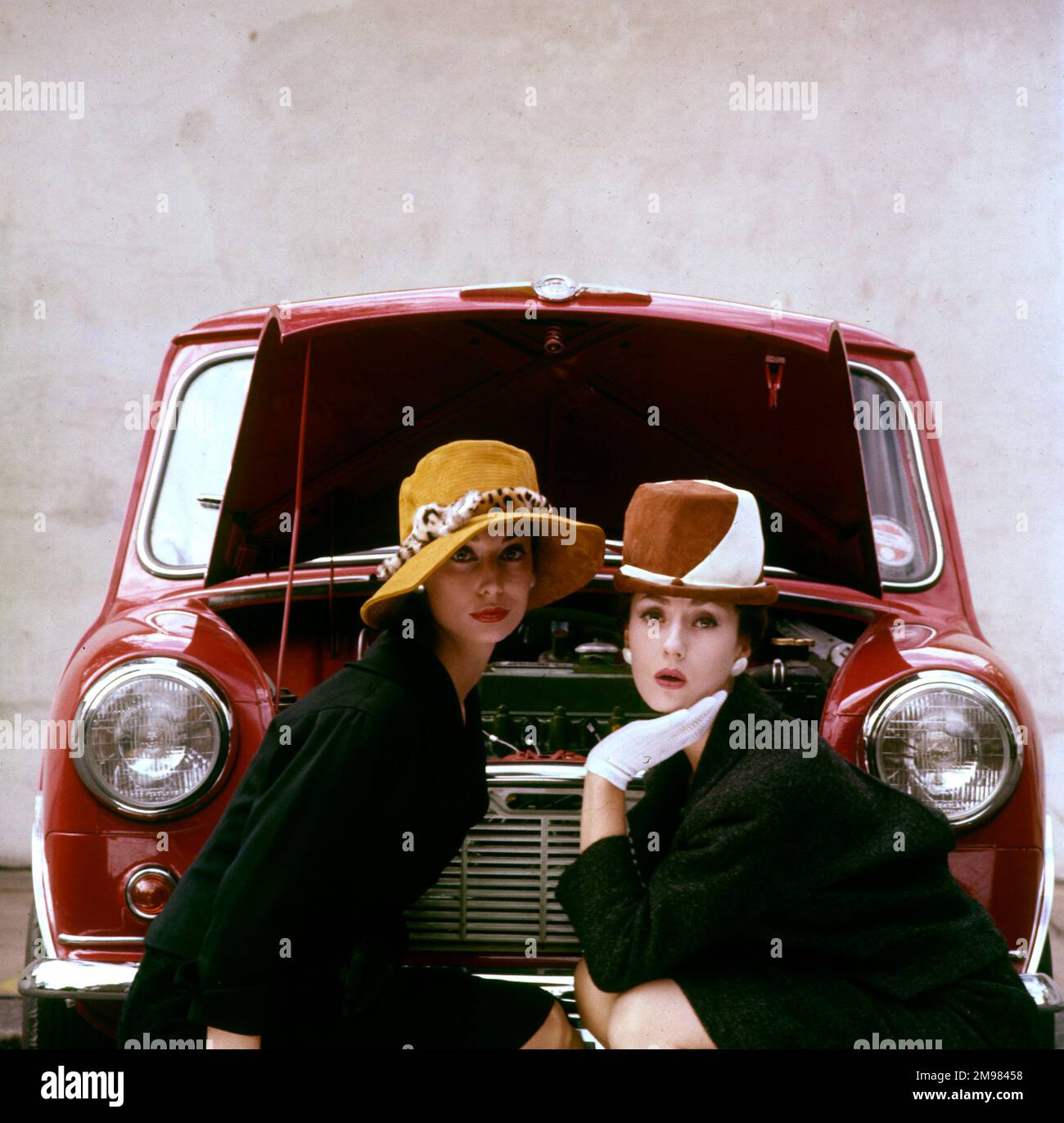 Tatler cover photoshoot focusing on hats and the Motor Show -- two ...