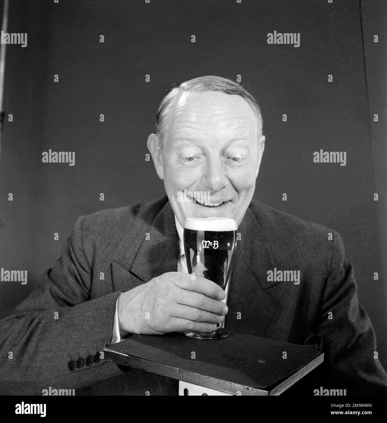 Advertisement for M&B Export Beer -- male model (Derek Prentice ...