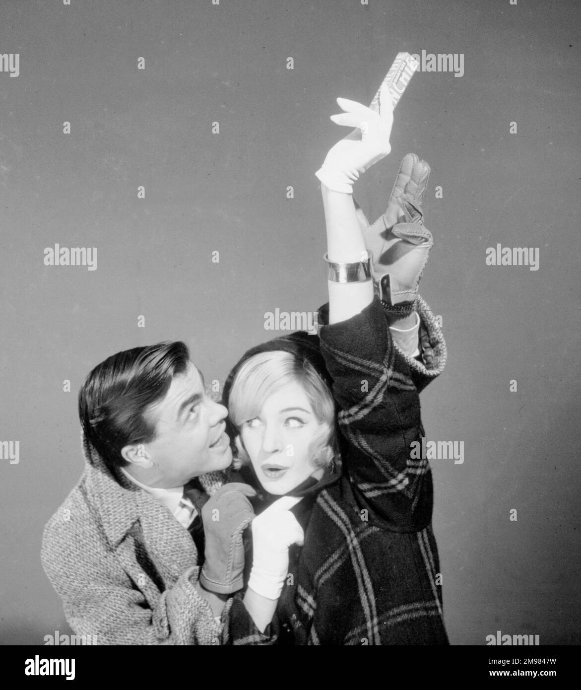 Pair male models posing Black and White Stock Photos & Images - Alamy