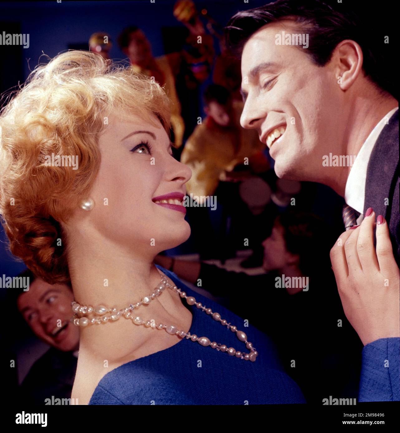 Advertisement for Nivea cream -- man (Peter Anthony) and woman dancing ...