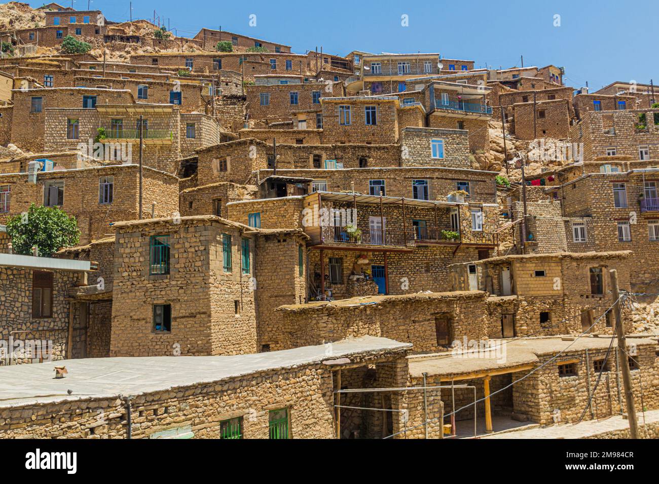 Palangan village in Kurdistan region, Iran Stock Photo - Alamy