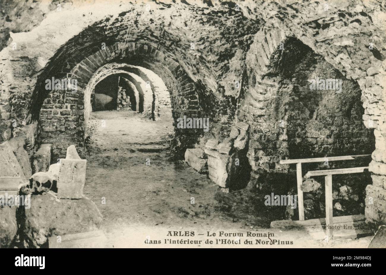 Arles, France - cryptoportico passages (semi-underground covered ...