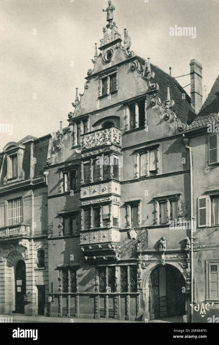 Colmar, France – 1609 building the Maison des Têtes, built in the ...