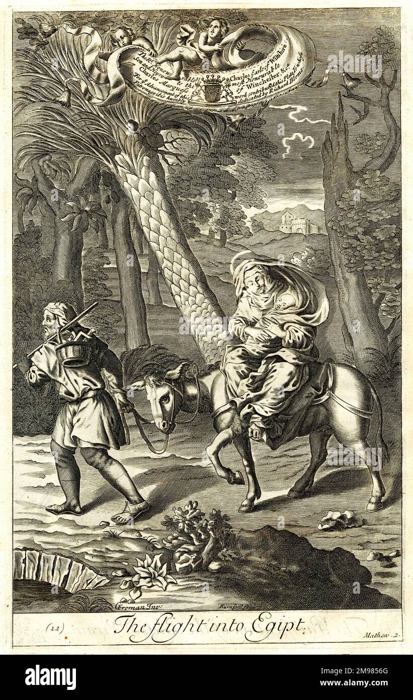 The Flight into Egypt - Matthew 2 Stock Photo - Alamy