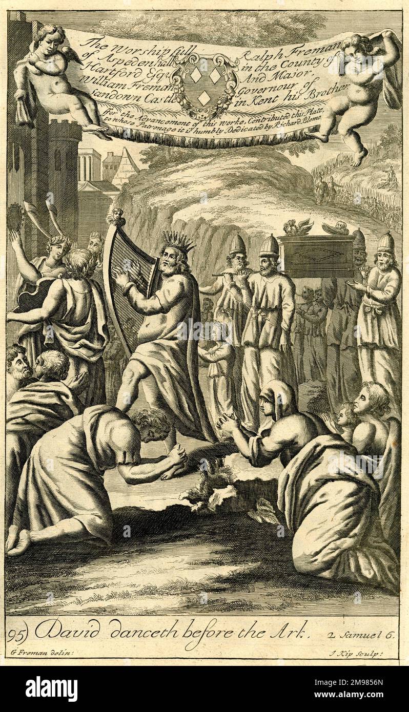 David dancing before the Ark - 2 Samuel 6 Stock Photo - Alamy