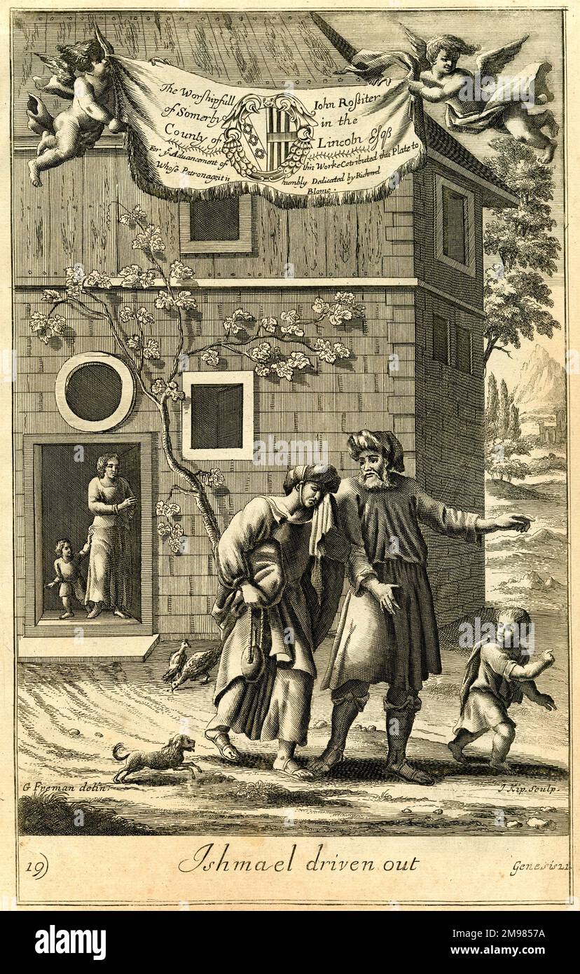 Ishmael driven out - Genesis 21 Stock Photo - Alamy