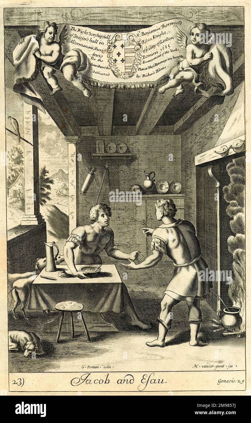 Jacob and Esau - Genesis 25 Stock Photo - Alamy